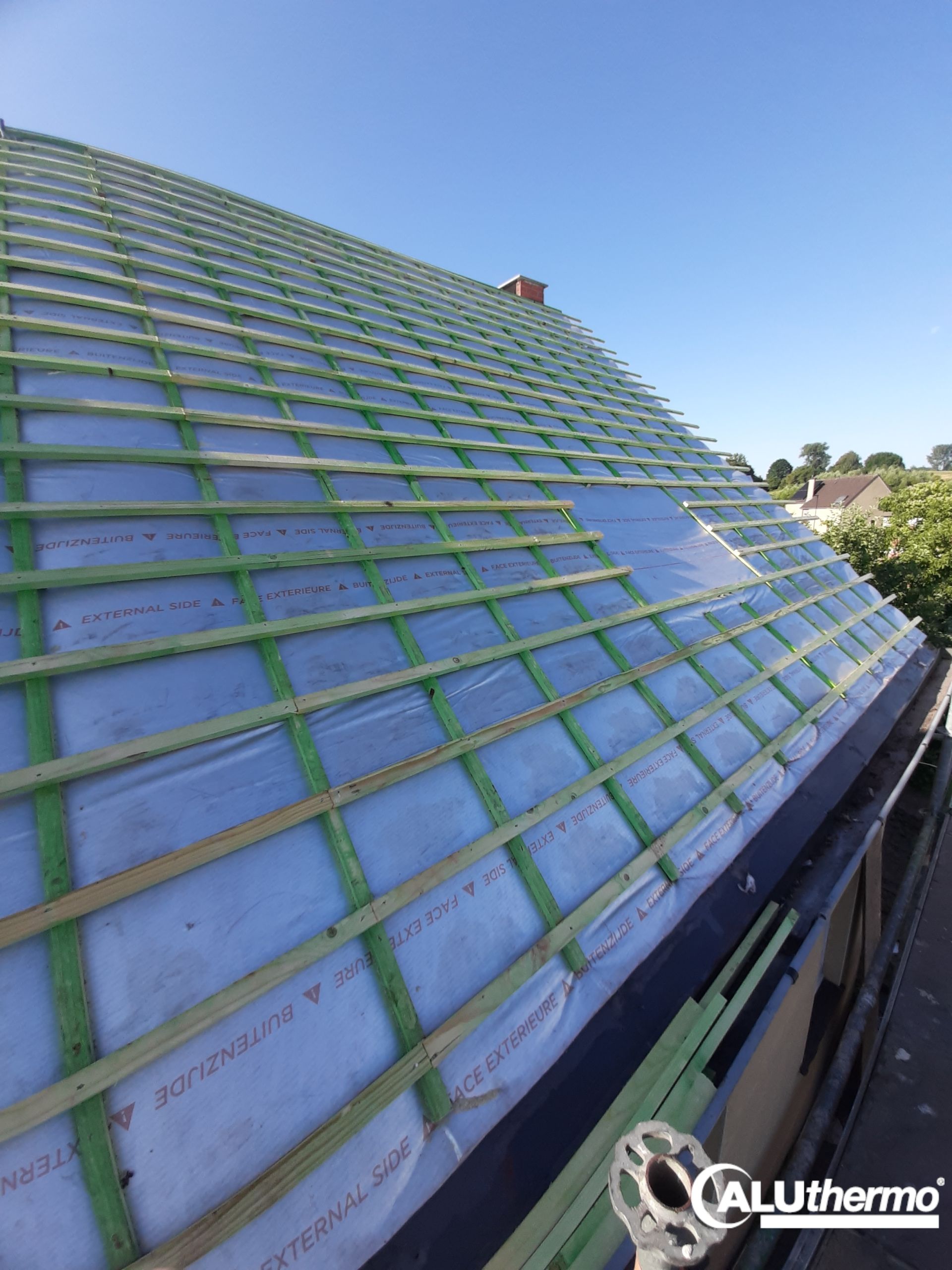 Thin insulation: a house insulated with Aluthermo DENSIMA!