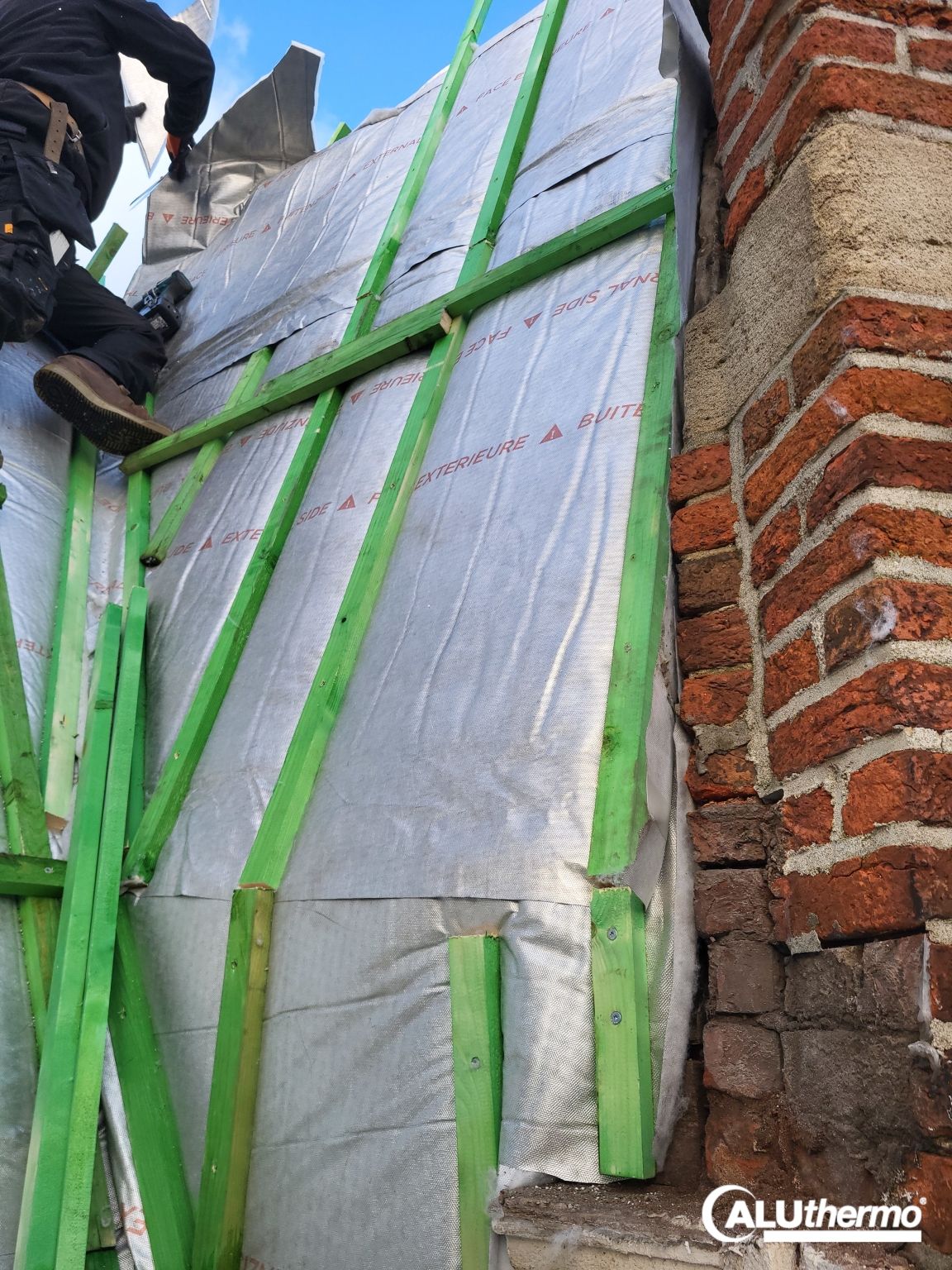 Thin insulation: a house insulated with Aluthermo DENSIMA!