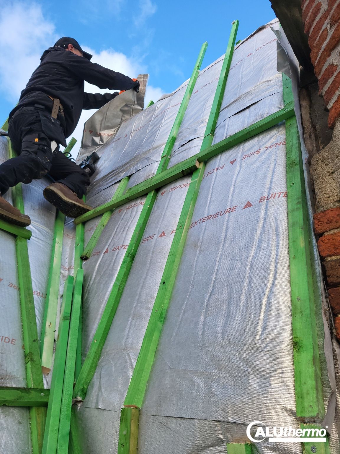 Thin insulation: a house insulated with Aluthermo DENSIMA!